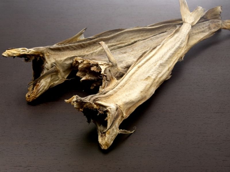 La tradizionale gara del lancio dello stoccafisso